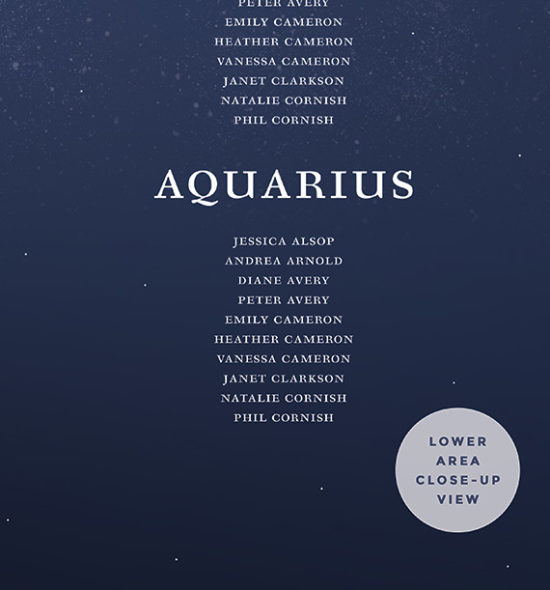 Starry Night Seating Chart, Constellation Seating Chart, Galaxy Wedding ...