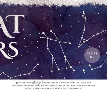 Galaxy Seating Chart, Celestial Seating Chart, Starry Night Wedding ...