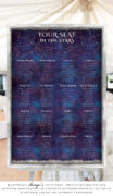 Galaxy Seating Chart, Starry Night Seating Chart, Celestial Seating ...