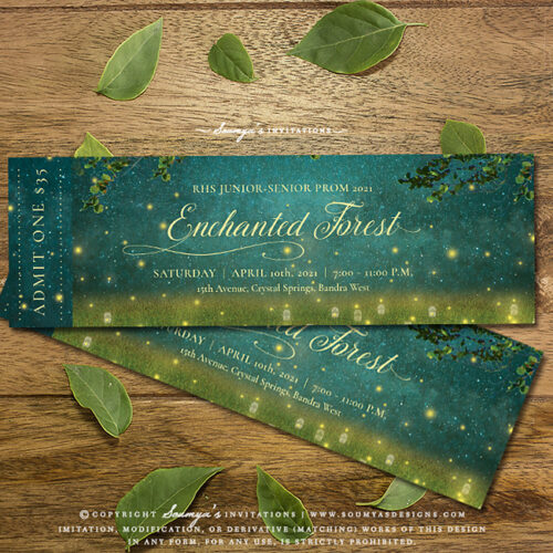 Enchanted Forest Prom Theme Archives - Soumya's Designs