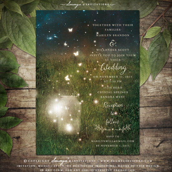 Forest Wedding Invitations Archives - Soumya's Designs