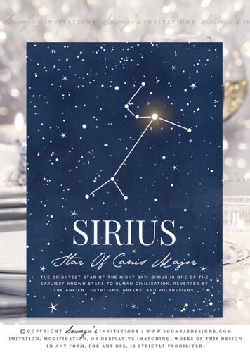 Starry Night Table Numbers, Constellation Table Numbers, Navy Blue ...