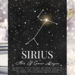 Celestial Seating Chart, Black Starry Night Sky Wedding Seating Chart ...