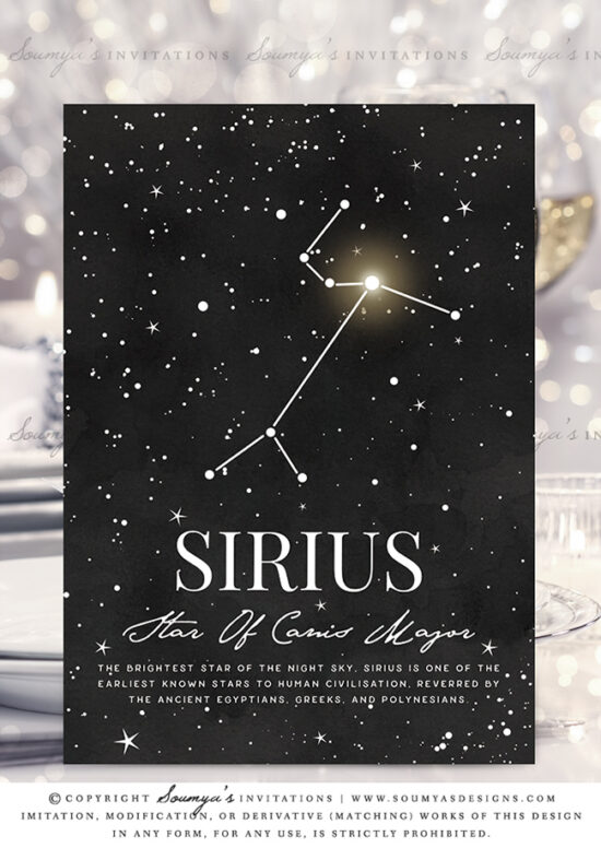 Starry Night Table Numbers, Constellation Table Numbers, Navy Blue ...