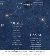 Star Seating Chart, Starry Night Sky Seating Chart, Celestial Galaxy ...