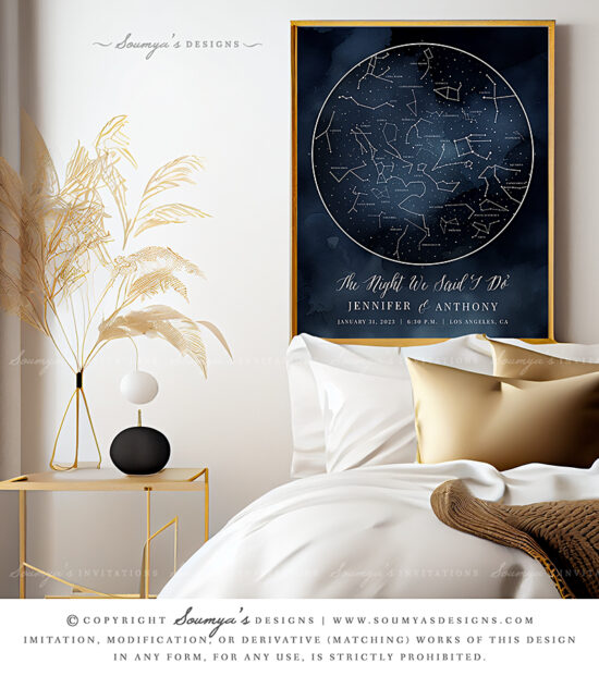 Galaxy Seating Chart, Starry Night Seating Chart, Celestial Seating ...