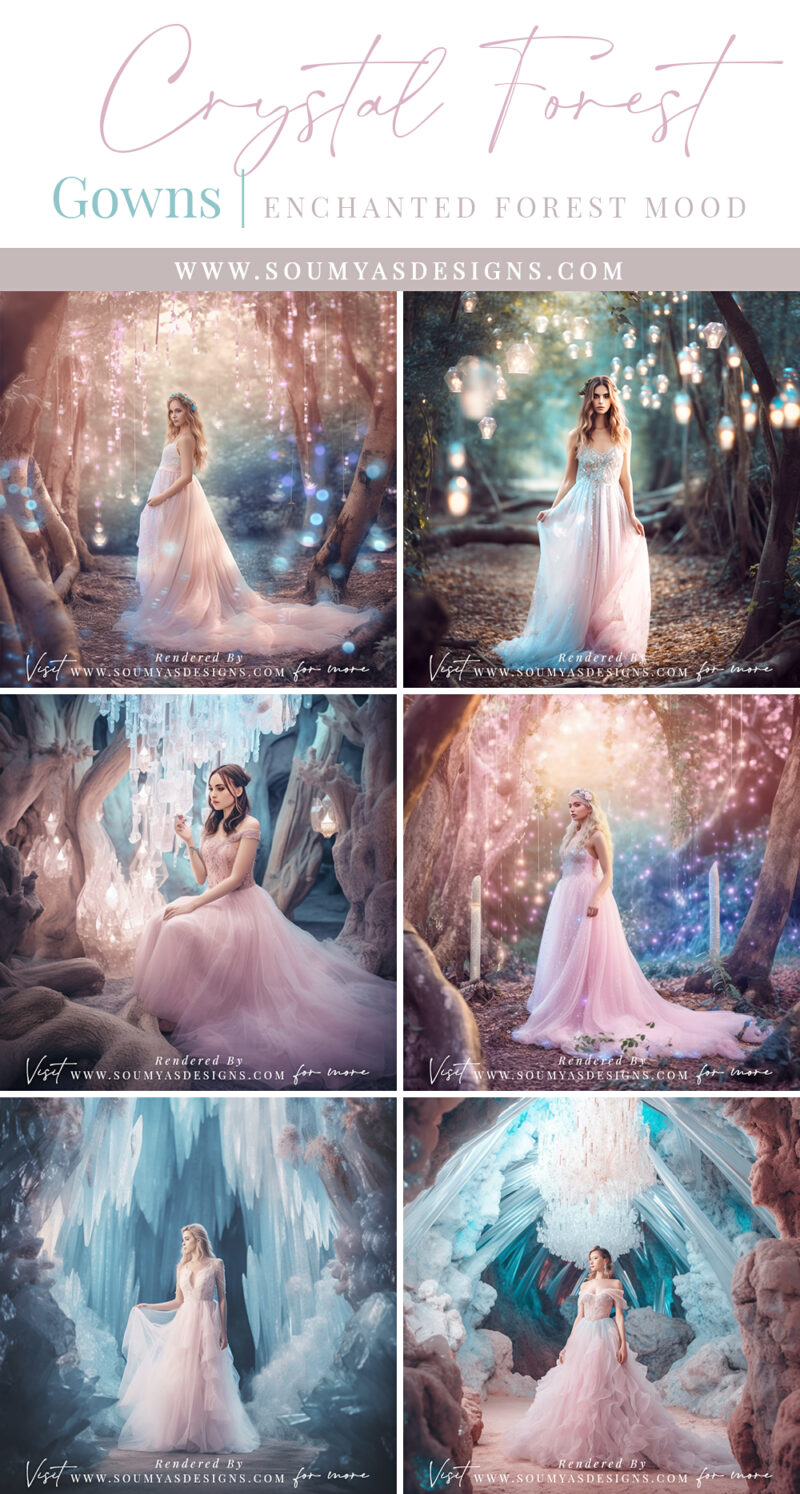 Enchanted Crystal Fantasy Forest Theme - New Collection Set Launch ...