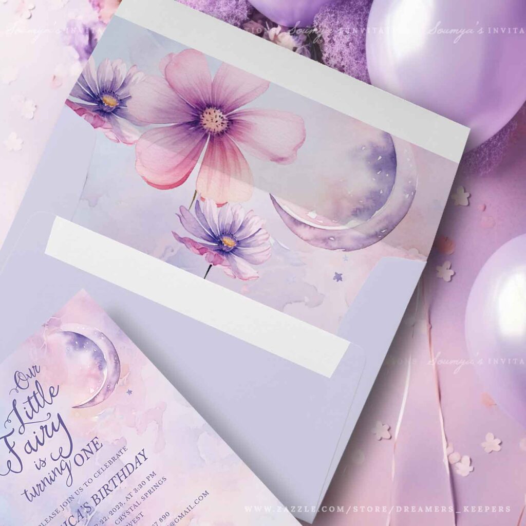 Enchanted Crystal Forest Invitation, Enchanted Secret Garden Birthday ...