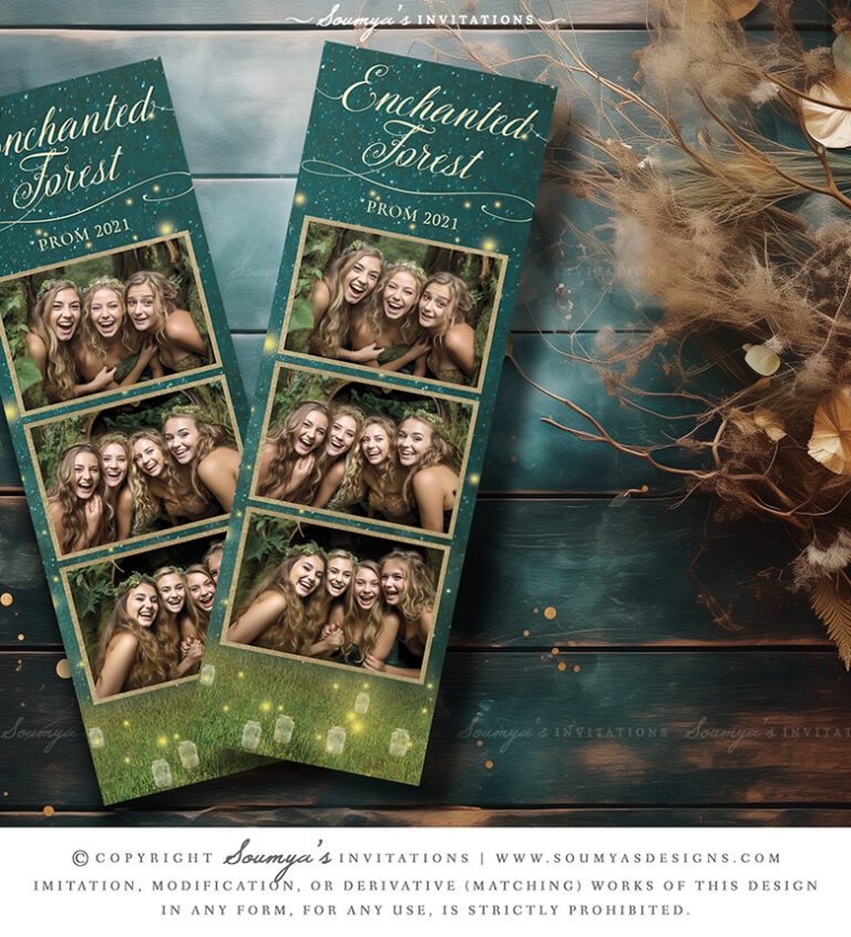 Rustic Forest Photo Booth Template, Enchanted Forest Woodland Secret ...